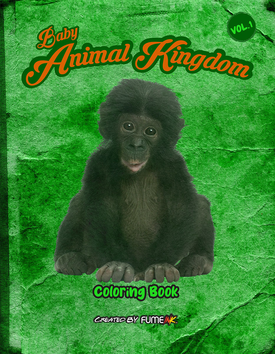 Baby Animal Kingdom Vol. 1 Coloring Book – FUMEINK